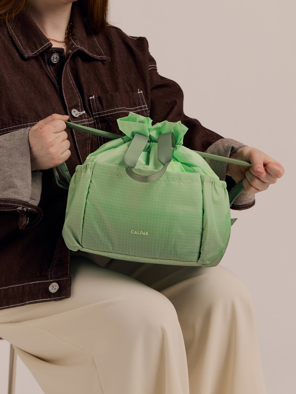 Insulated Lunch Bag in Matcha | CALPAK