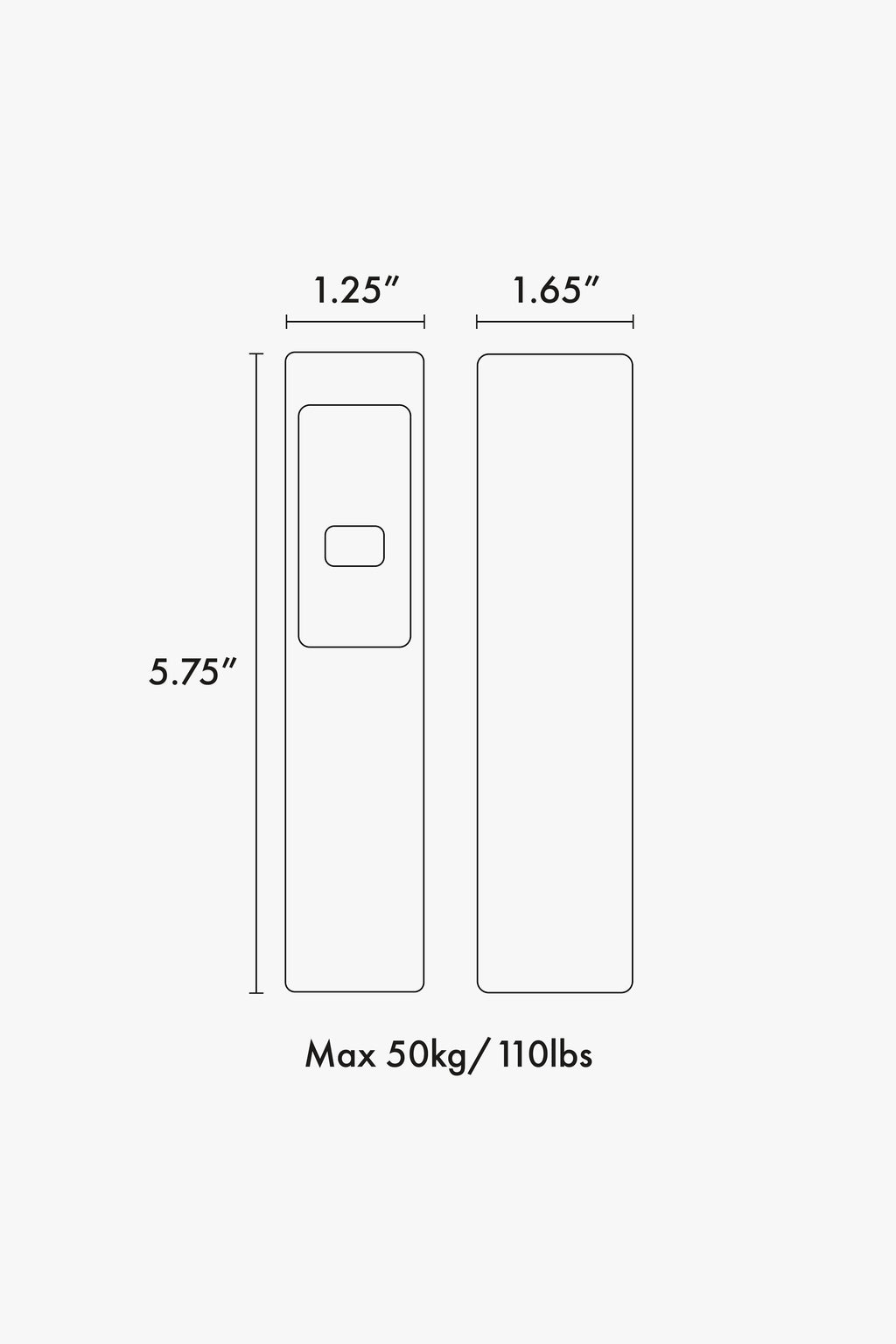 Battery-Free Luggage Scale in Grey | CALPAK