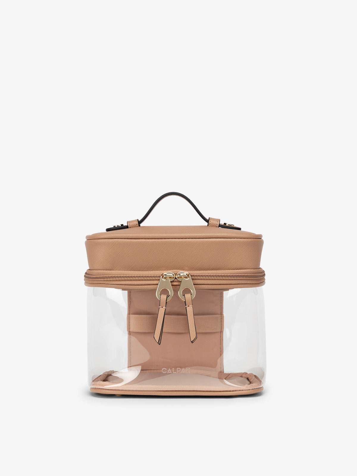 Clear Train Case with Top Compartment | CALPAK