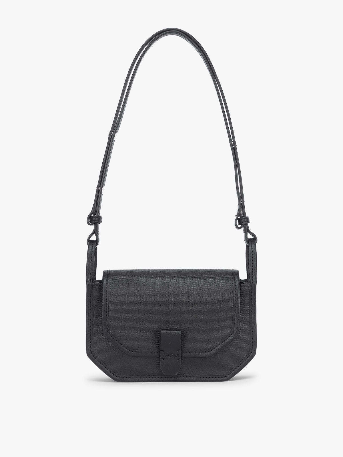 Colette Canvas Crossbody Wallet Bag in Black | CALPAK