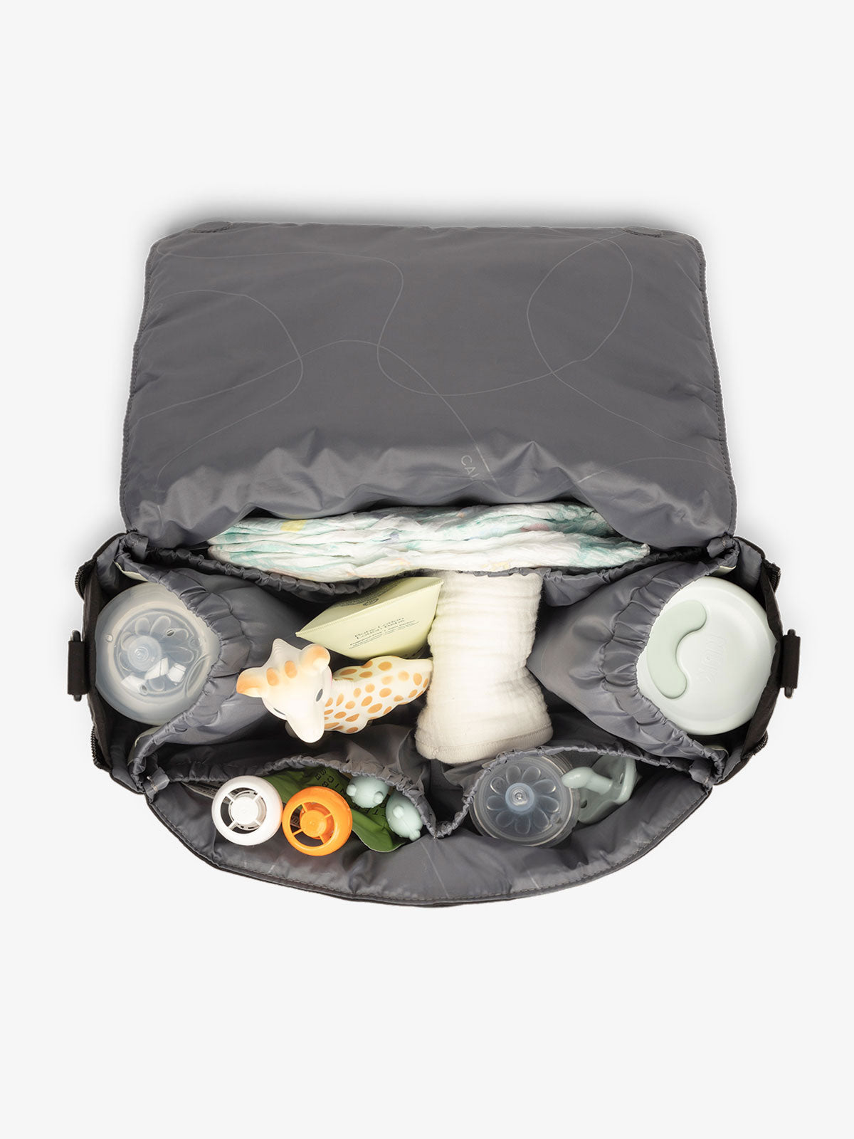 Convertible Stroller Caddy Crossbody in Black | CALPAK