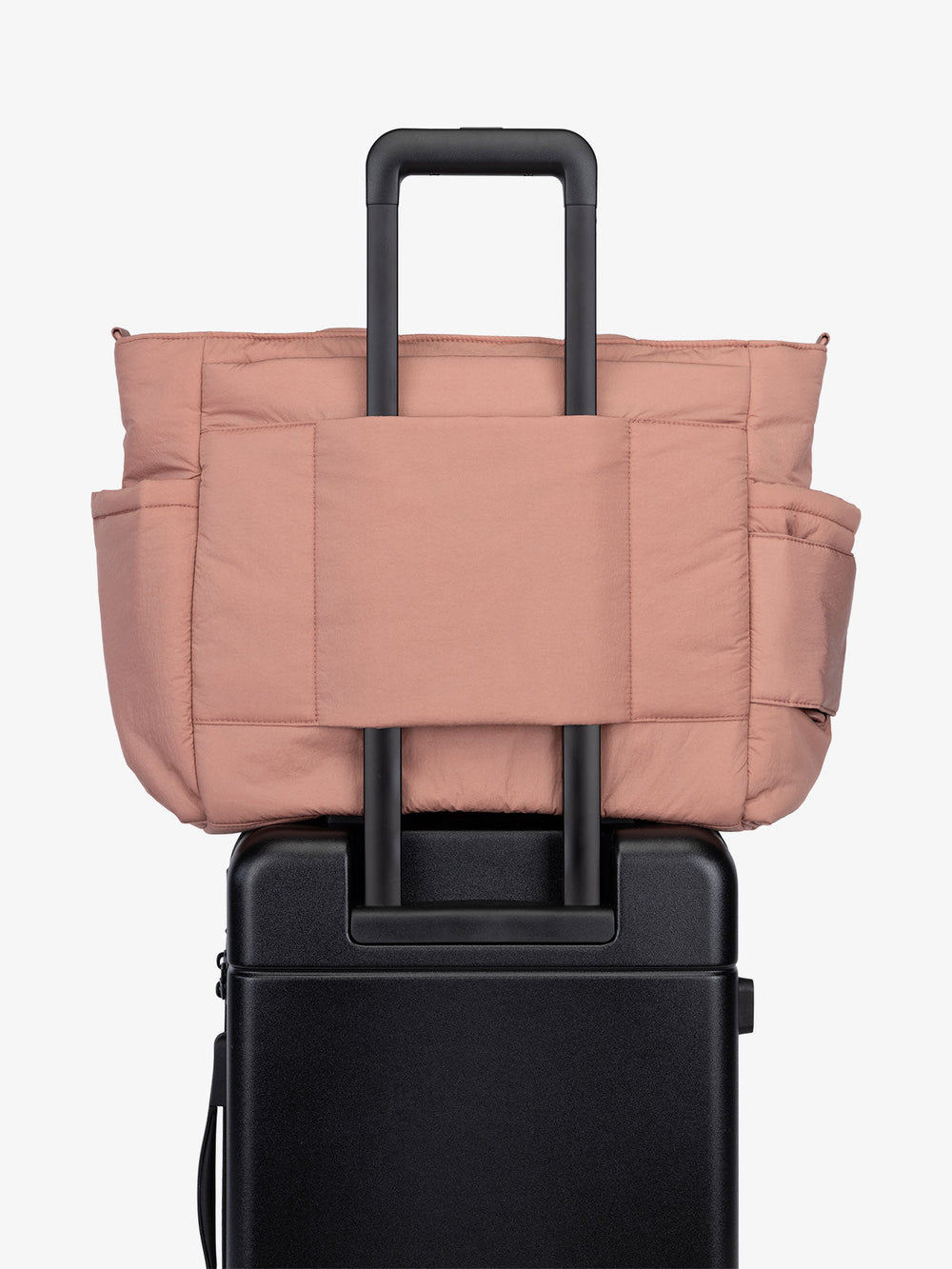 Diaper Tote Bag with Laptop Sleeve in Peony | CALPAK