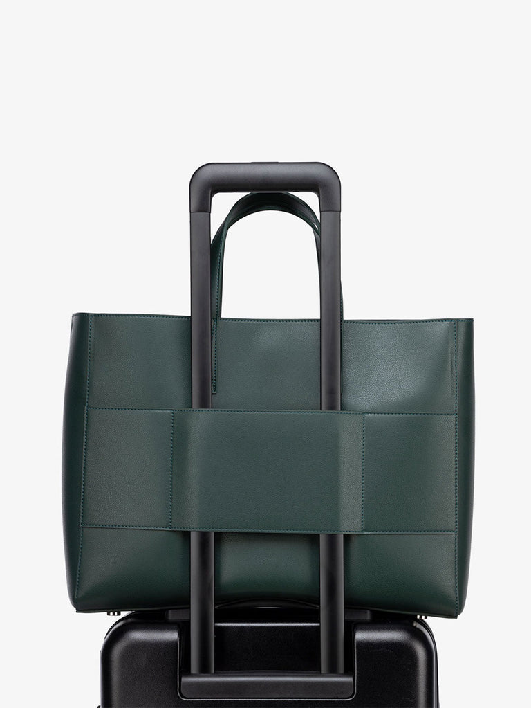 Haven 16" Laptop Tote Bag in Forest | CALPAK