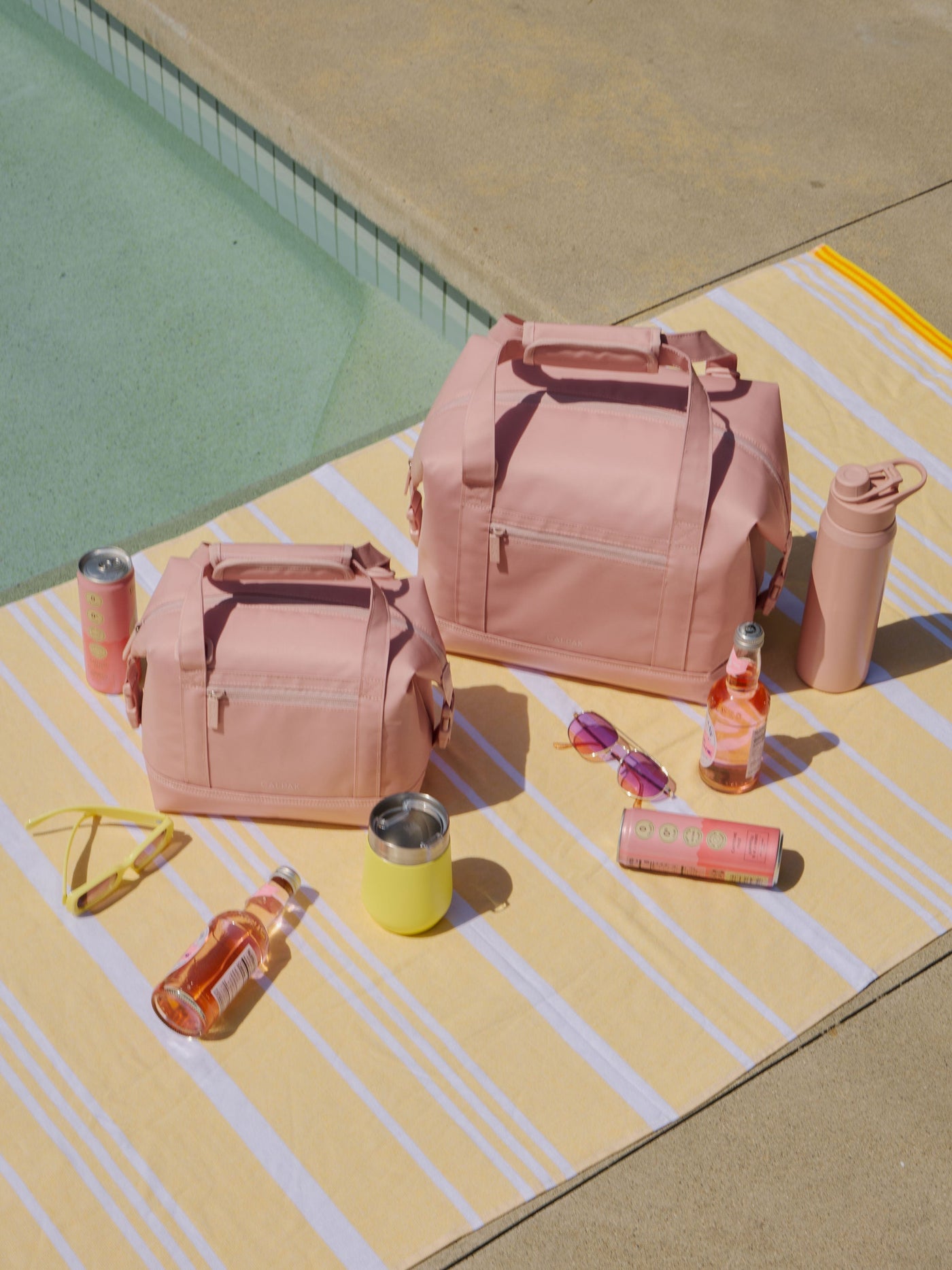 Insulated 8L Soft-Sided Cooler in Pink Sand | CALPAK