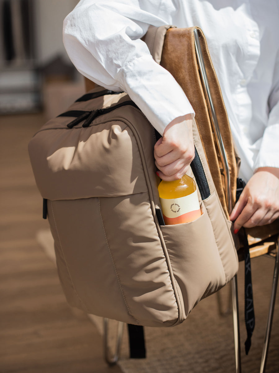 Luka 15 inch Laptop Backpack in Chocolate | CALPAK