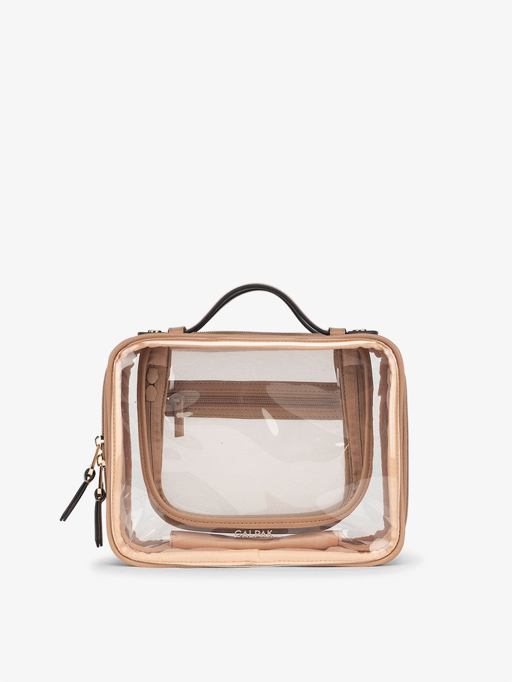 Medium Clear Cosmetics Case in Mauve | CALPAK