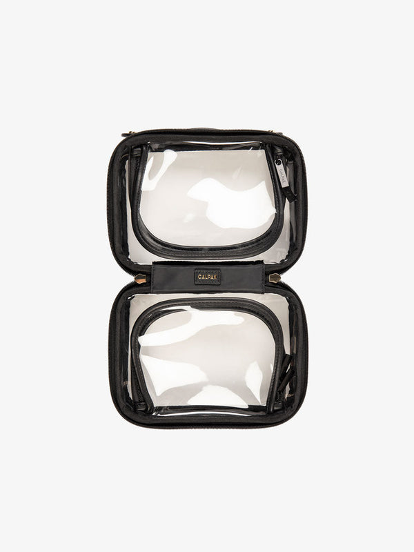 Small Clear Cosmetics Case in Stone | CALPAK