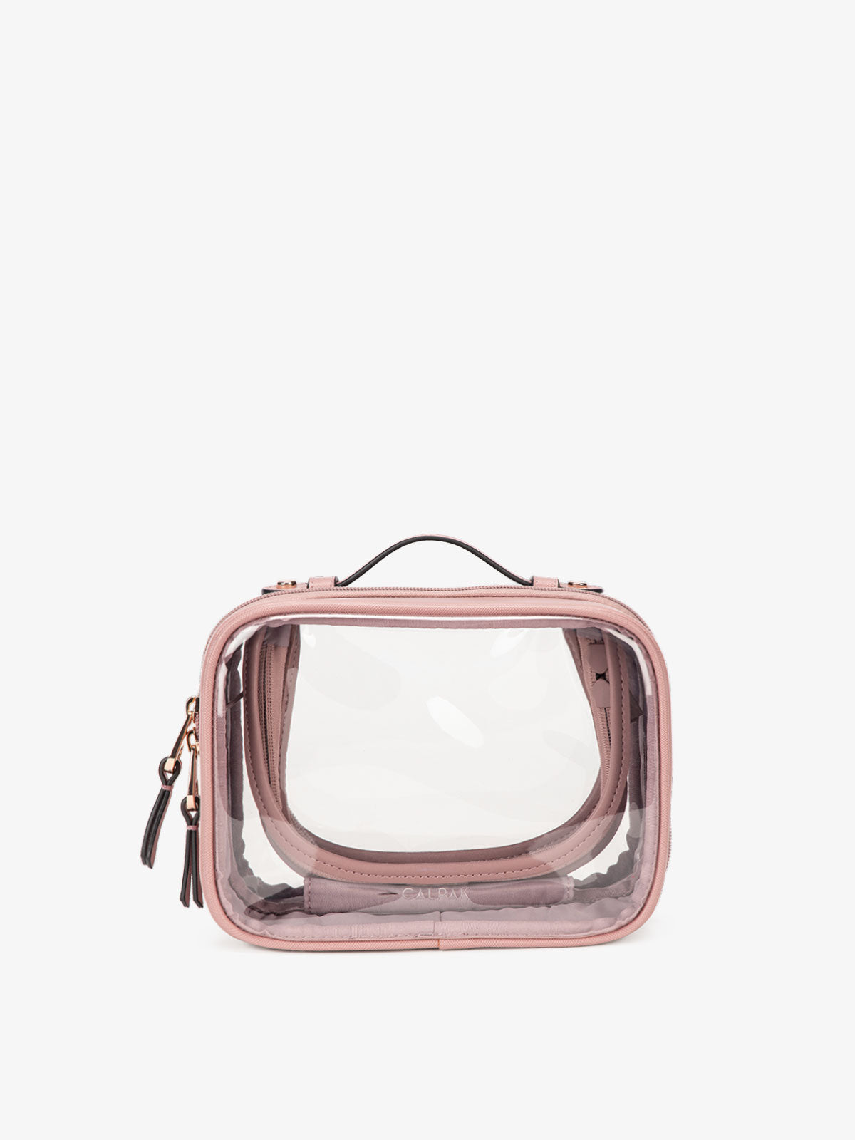 Small Clear Cosmetics Case in Stone | CALPAK