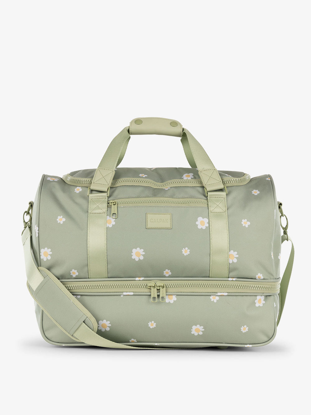 Stevyn Duffel Bag with Shoe Compartment in Daisy | CALPAK