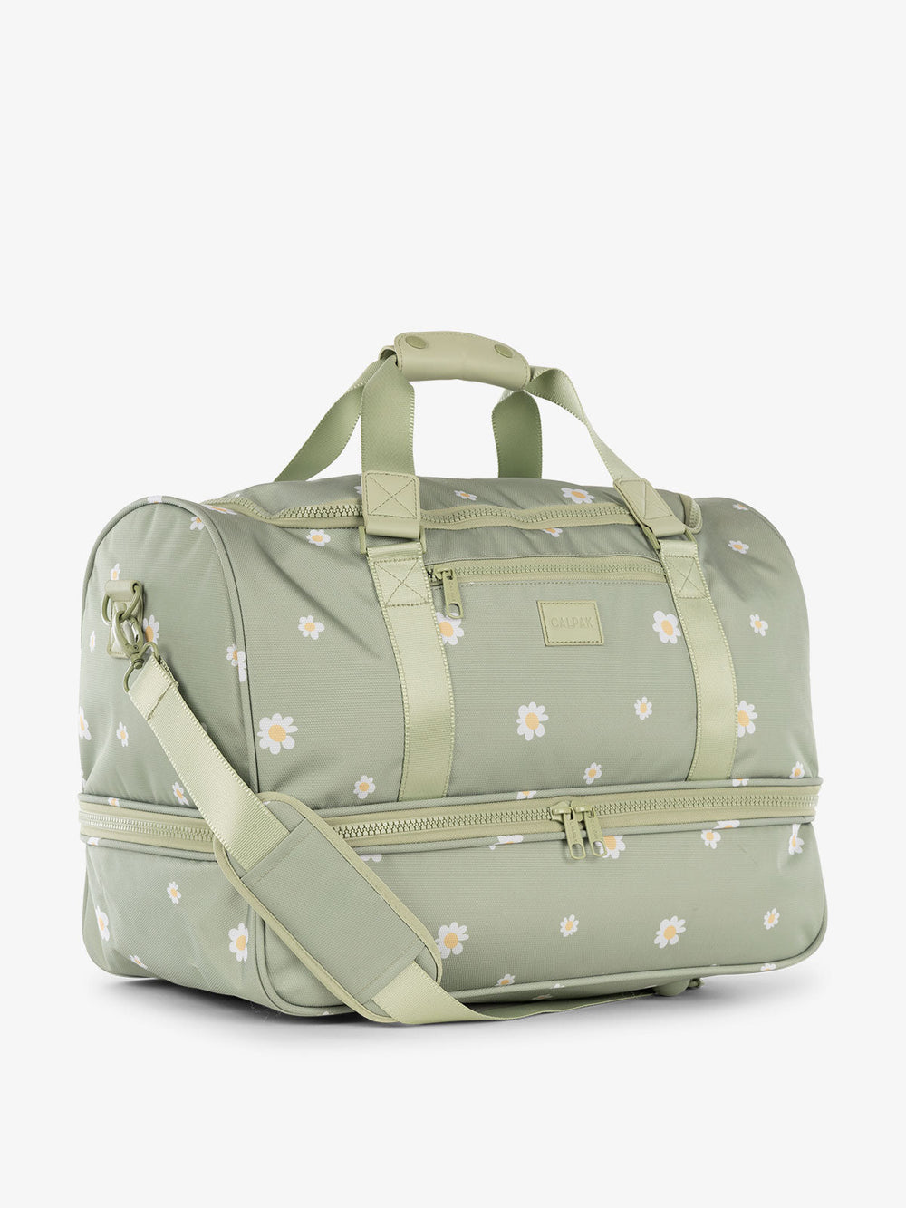 Stevyn Duffel Bag with Shoe Compartment in Daisy | CALPAK