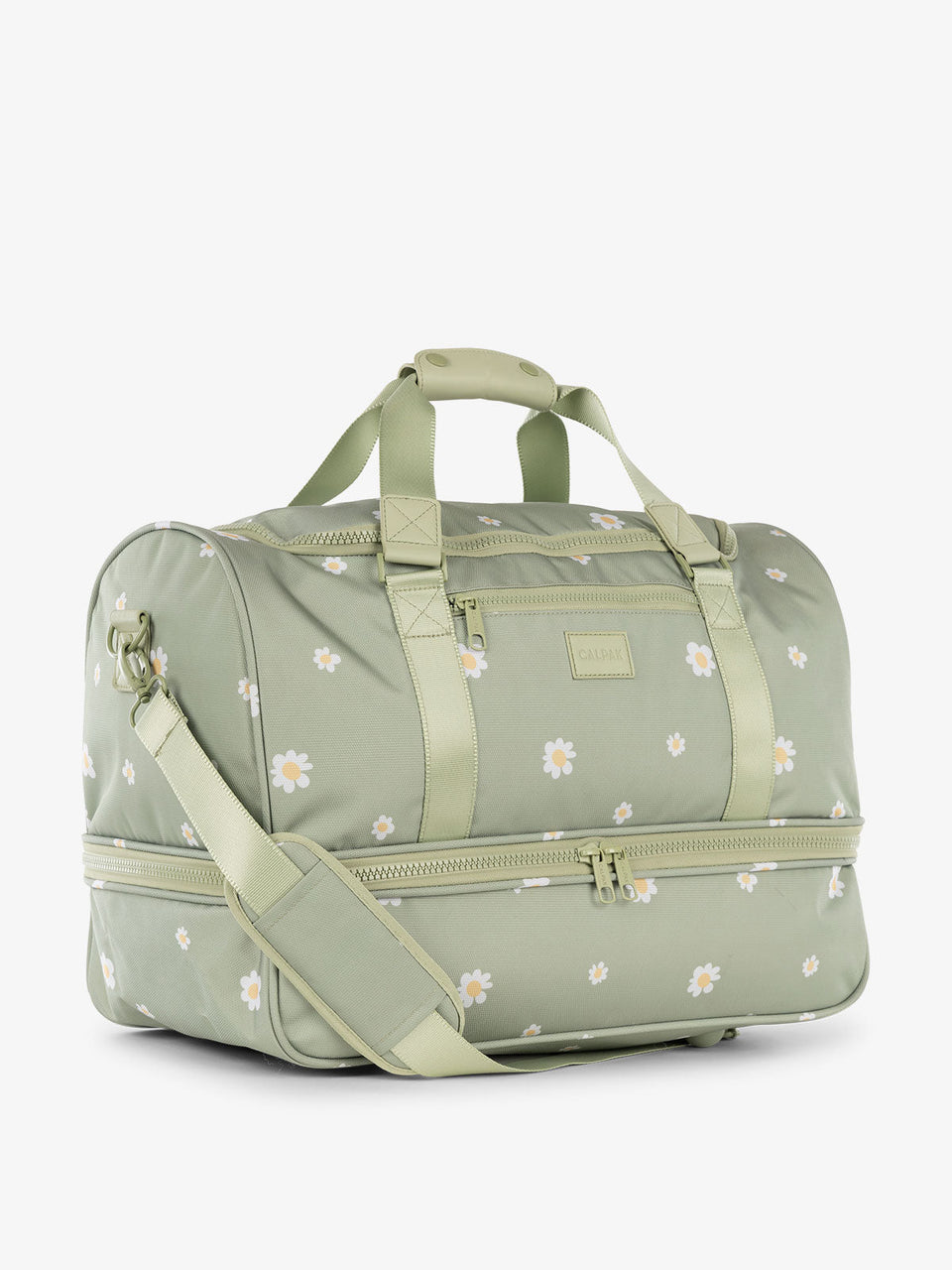 Stevyn Duffel Bag with Shoe Compartment in Daisy | CALPAK