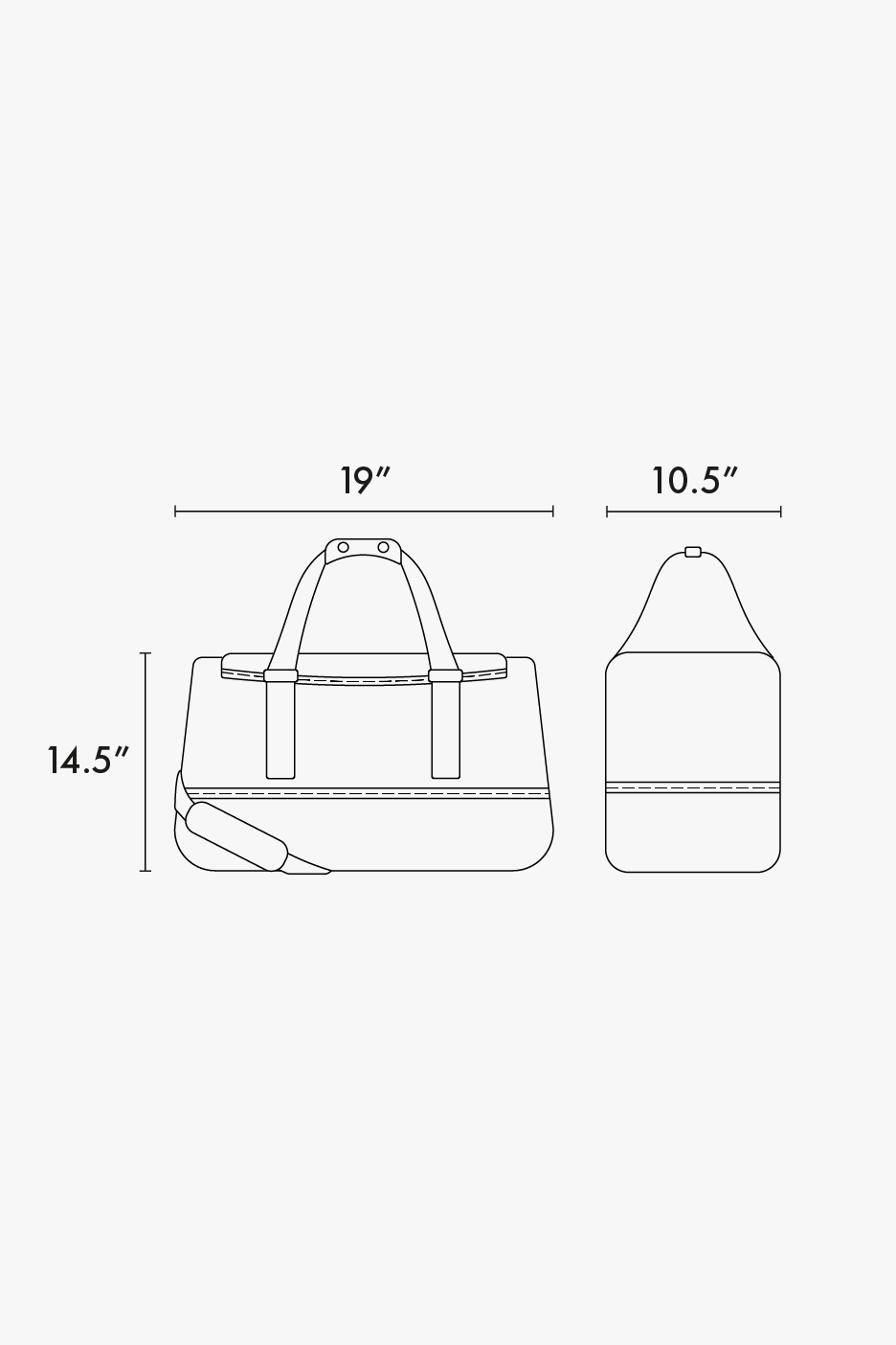 Stevyn Duffel Bag with Shoe Compartment | CALPAK