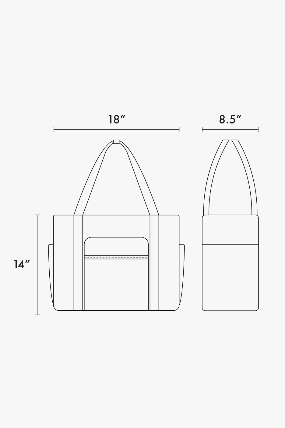 Terra 35L Water Resistant Zippered Tote Bag | CALPAK