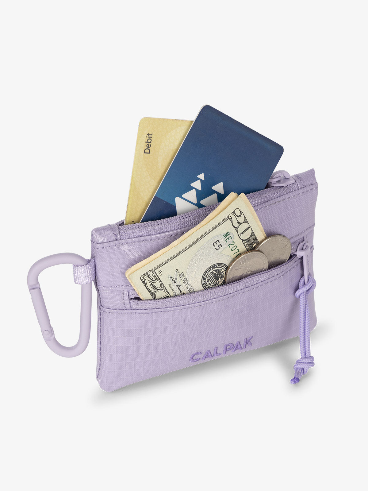 Terra Clippable Card Pouch in Amethyst | CALPAK